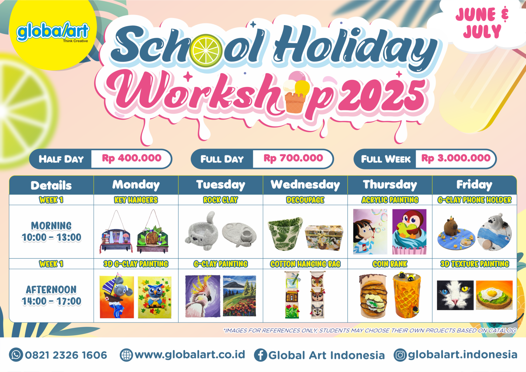 School Holiday Workshop 2025 | Global Art Indonesia